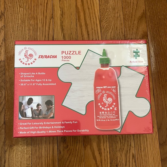 Sriracha | Toys | Sriracha Bottle Shaped Red Puzzle Brand New In ...